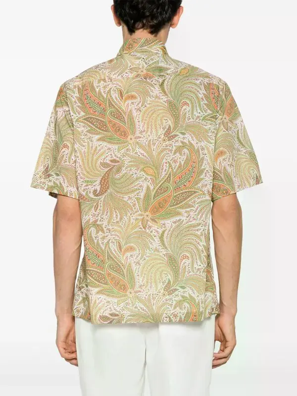Etro Paisley-print Shirt - Green