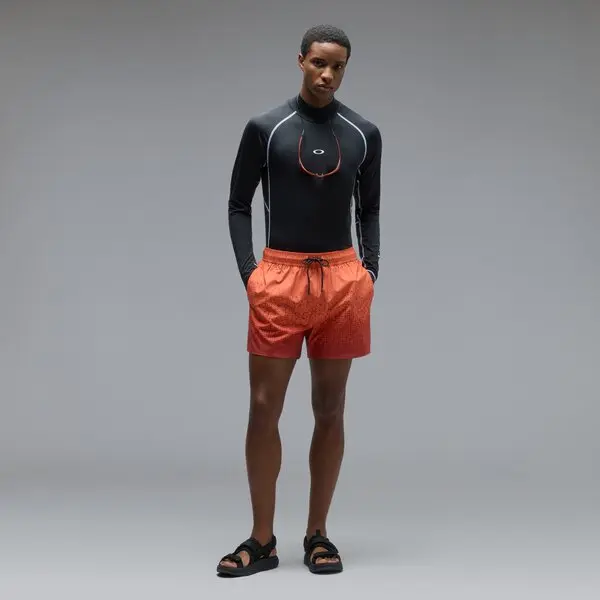 Oakley Sand Pixel Rc 16" Beach Shorts - Orange