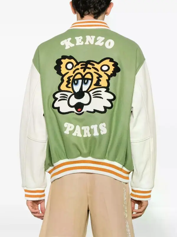 Kenzo X Verdy Collection Varsity Jacket In Green - 77% Off