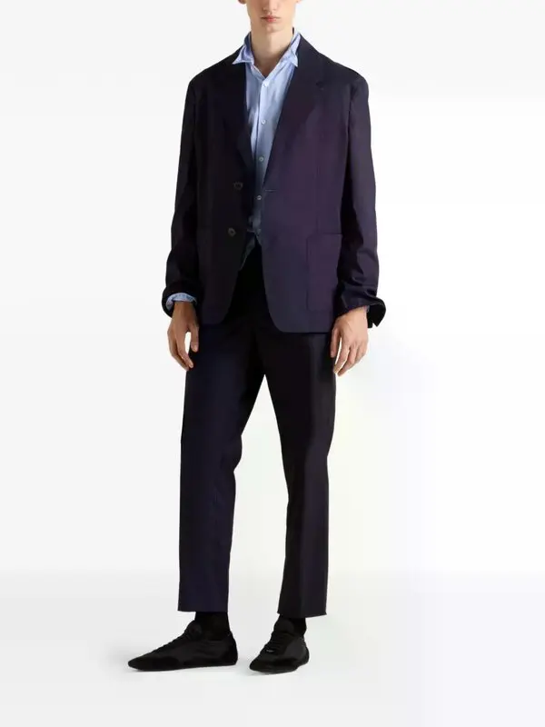 Prada Cotton Blazer - Blue