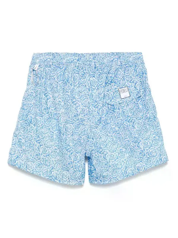 Fedeli Madeira Swim Shorts - Blue