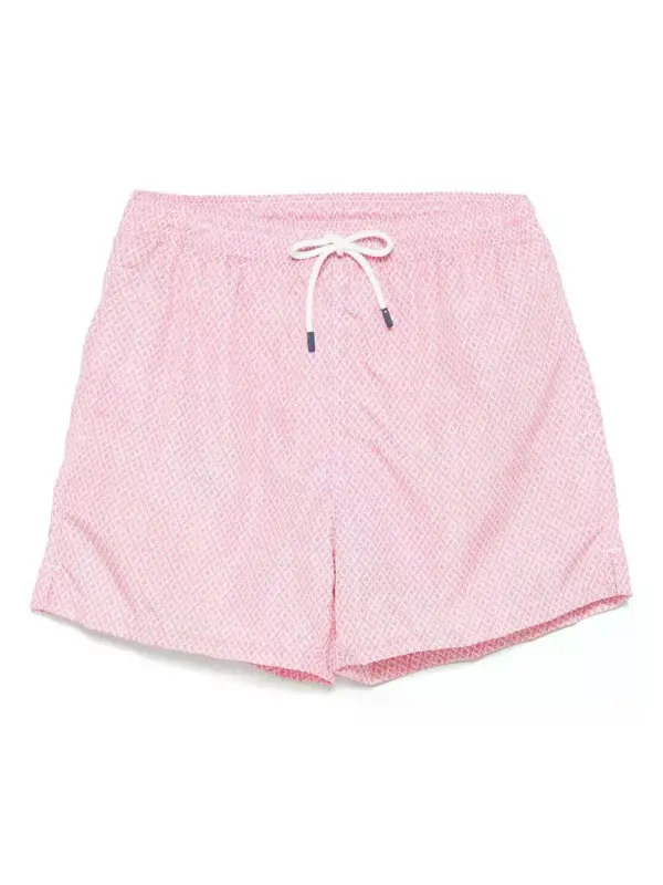 Fedeli Madeira Swim Shorts - Red