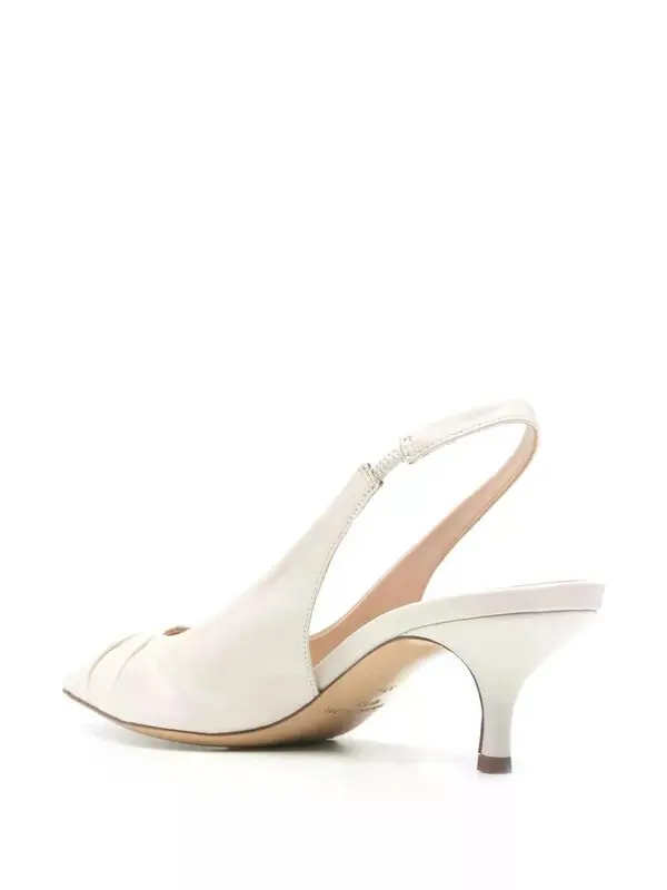 Fabiana Filippi 70mm Leather Slingback Pumps
