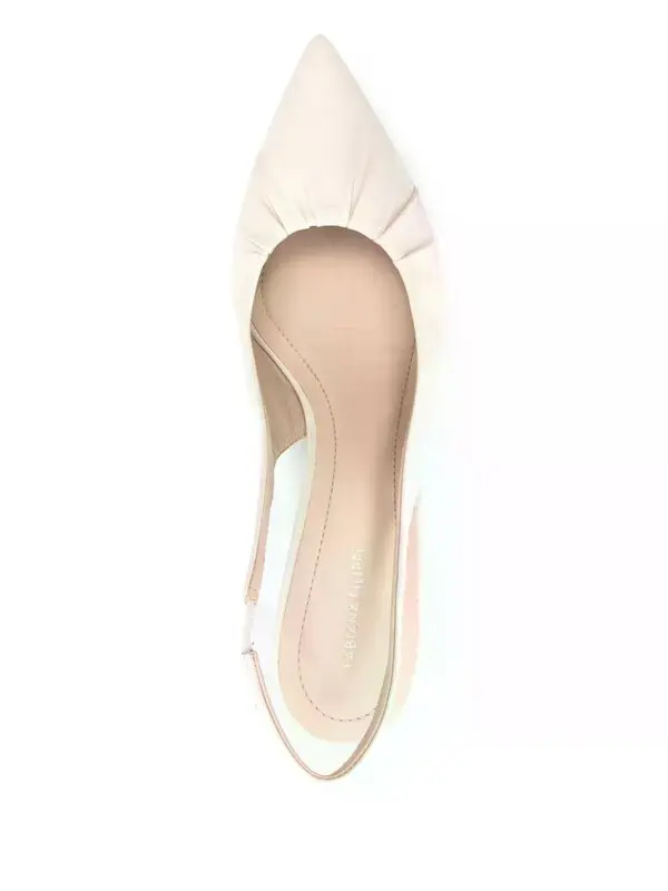 Fabiana Filippi 70mm Leather Slingback Pumps
