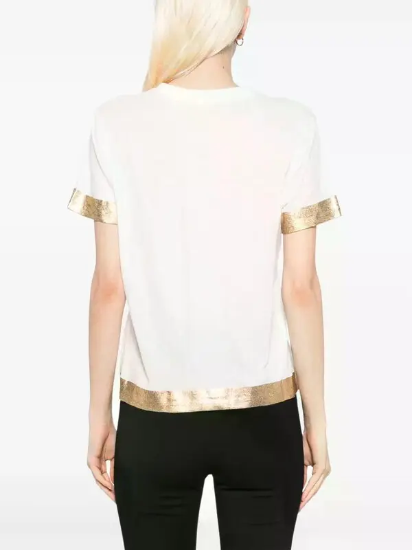 Cynthia Rowley Foil-hem T-shirt
