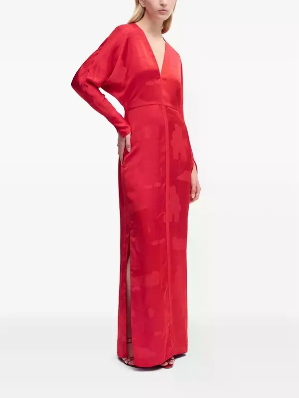 Alejandra Alonso Rojas Drape-sleeve Gown