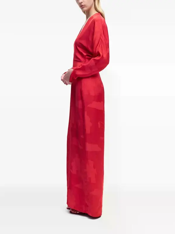 Alejandra Alonso Rojas Drape-sleeve Gown