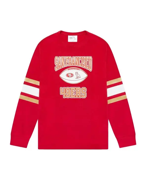 OVO X Nfl San Francisco 49ers Longsleeve T-shirt - Red