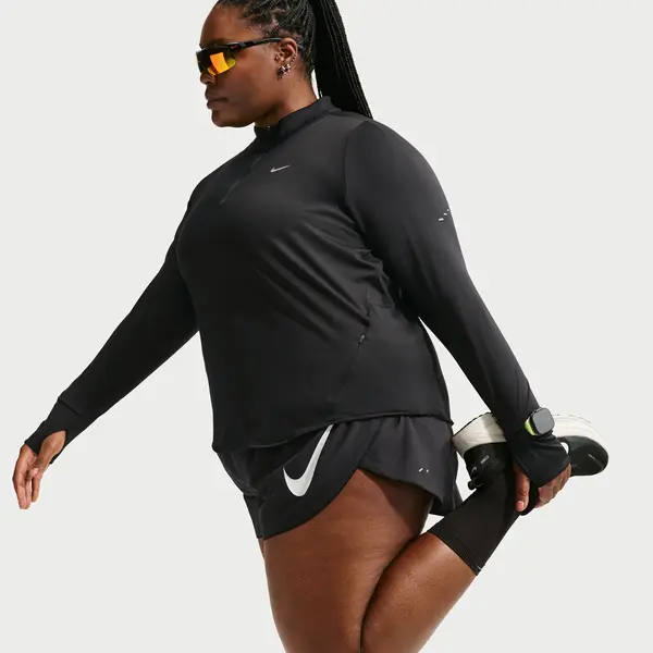 Nike Swift Dri-fit Uv 1/4-zip Running Top