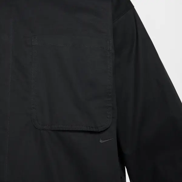 Nike Sportswear Tech Button-down Top - Black
