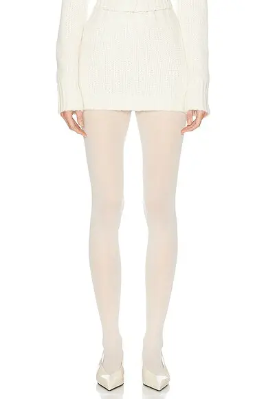 HELSA Annabelle Knit Skirt - Ivory