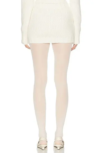 HELSA Annabelle Knit Skirt - Ivory