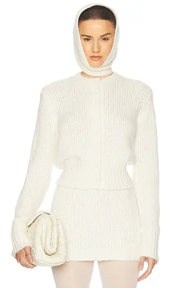 HELSA Annabelle Cardigan - Ivory