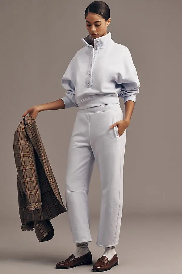 Citizens Of Humanity Miro Barrel-leg Sweatpants - Periwinkle