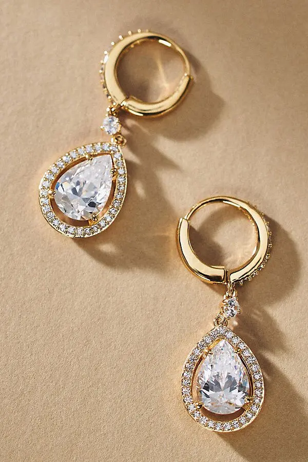 Nadri Pear Drop Earrings
