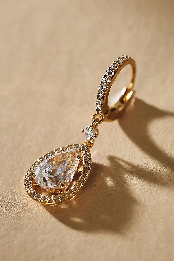 Nadri Pear Drop Earrings