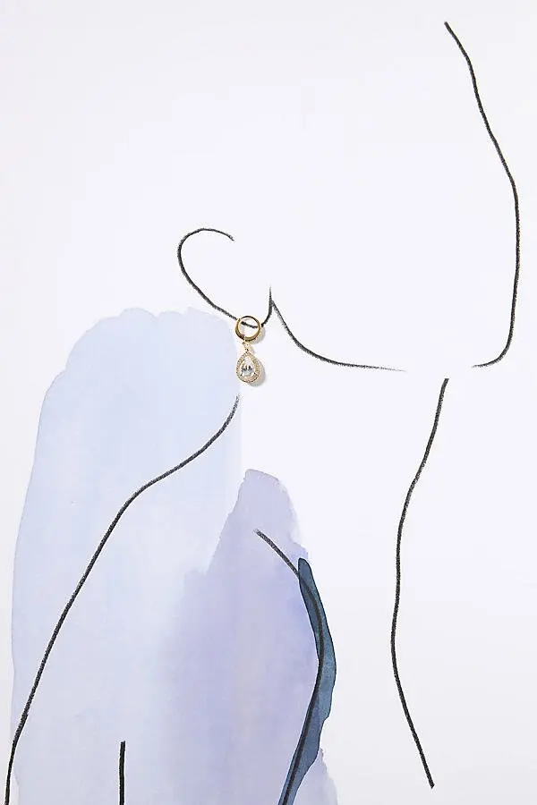 Nadri Pear Drop Earrings