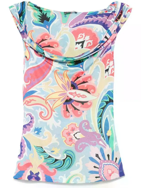 Etro Paisley-print Tank Top