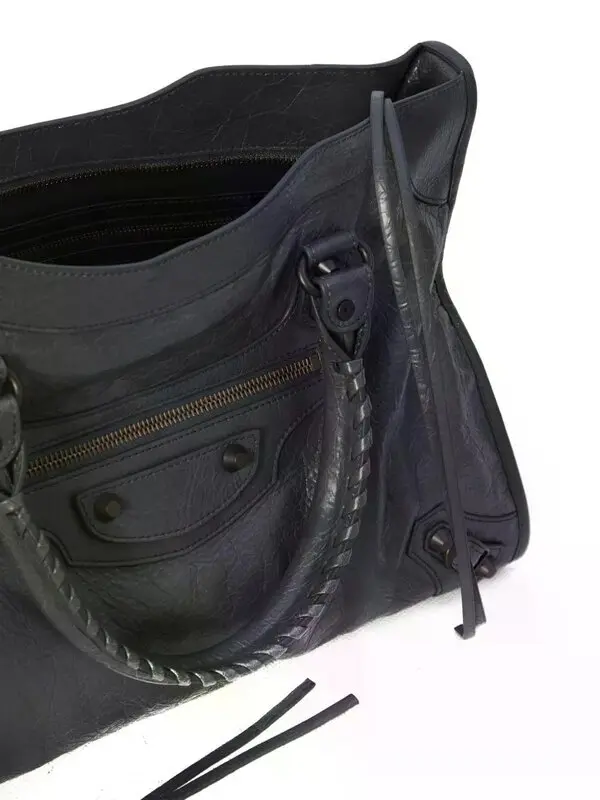 Balenciaga Medium Le City Leather Bag - Grey
