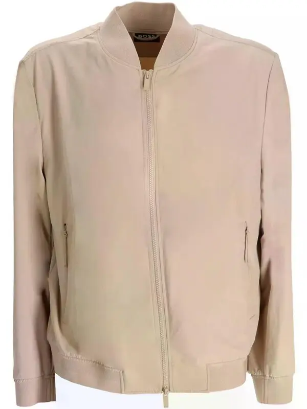 BOSS Hanry Bomber Jacket - Neutrals
