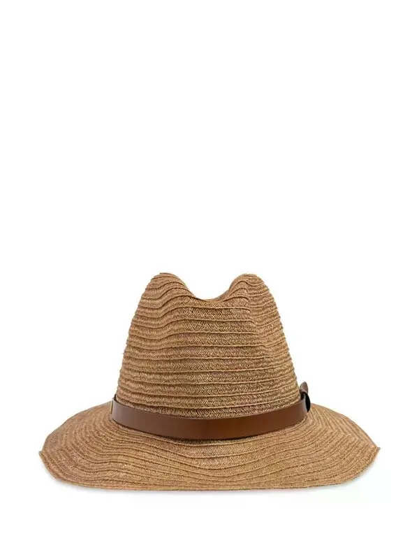Emporio Armani Straw Hat - Neutrals