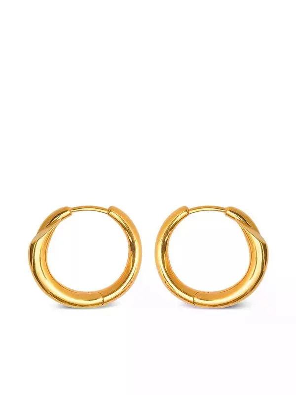 Charlotte Chesnais Biseau Hoop Earrings - Gold