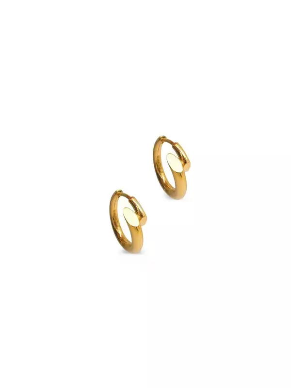 Charlotte Chesnais Biseau Hoop Earrings - Gold