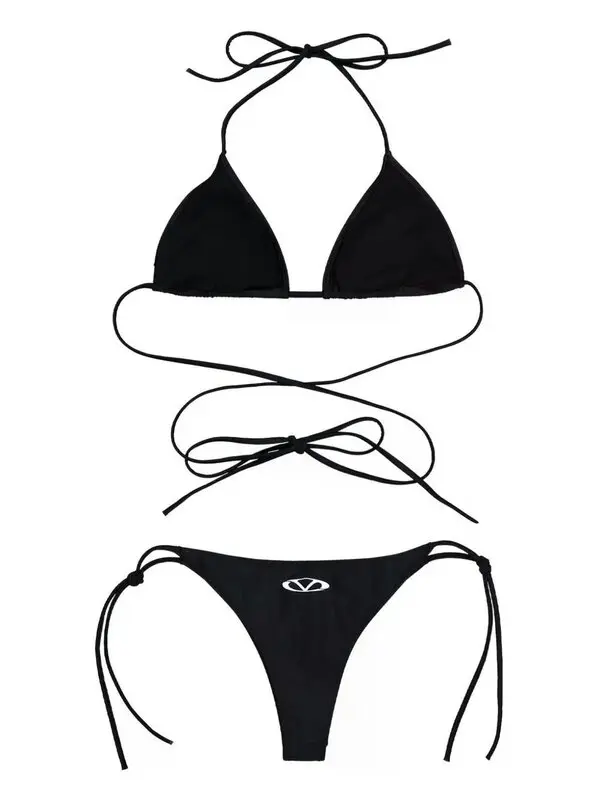 Vetements Logo-print Bikini Set