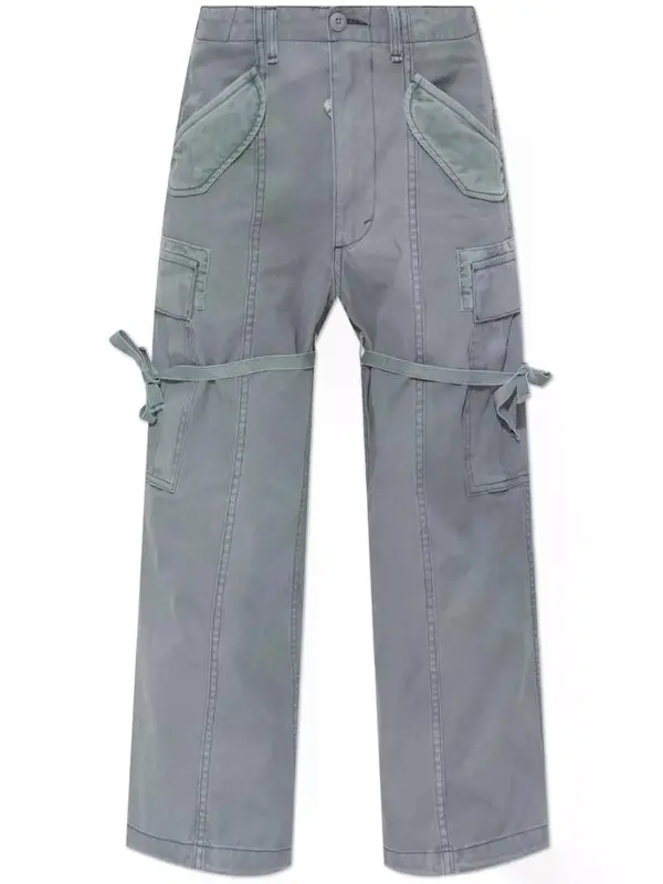 R13 Cropped Cargo Trousers