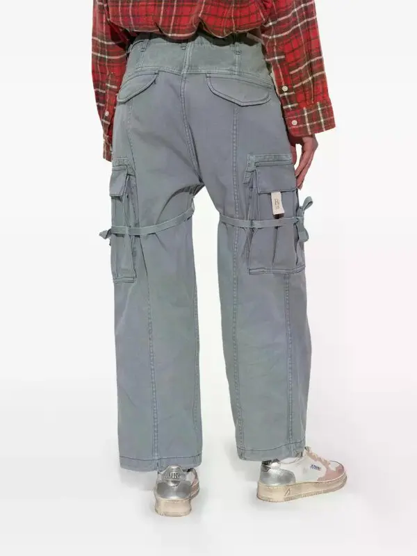 R13 Cropped Cargo Trousers