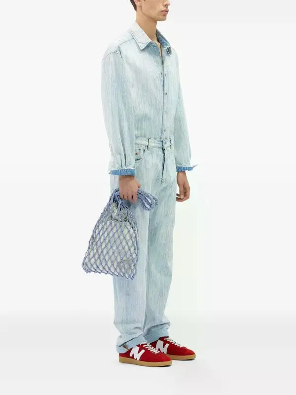 MSGM Washed-denim Overshirt
