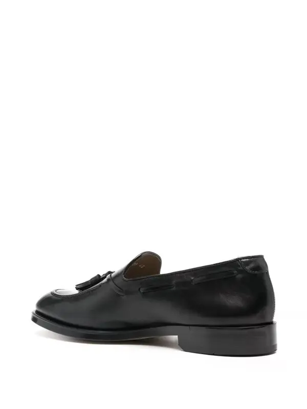 DOUCAL'S Leather Loafers - Black