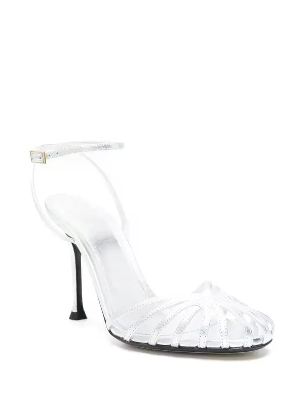 ALEVI MILANO 95mm Ally Sandals - Silver