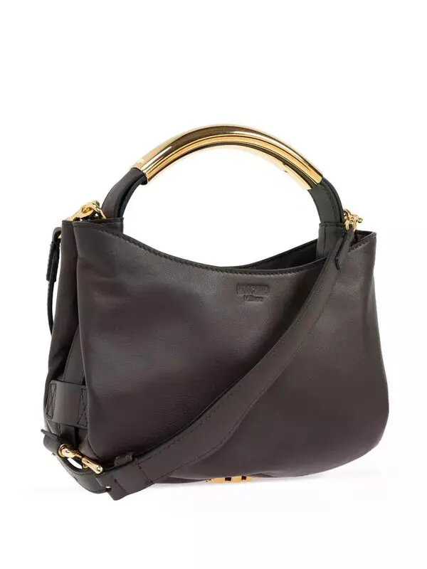 Moschino Leather Tote - Brown