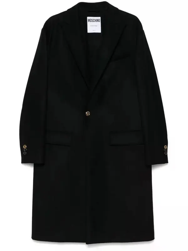 Moschino Single-breasted Tailored Coat