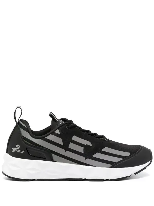 EA7 Logo Sneakers - Black