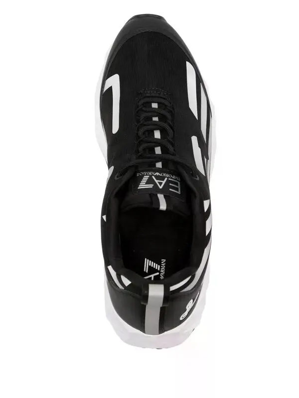 EA7 Logo Sneakers - Black