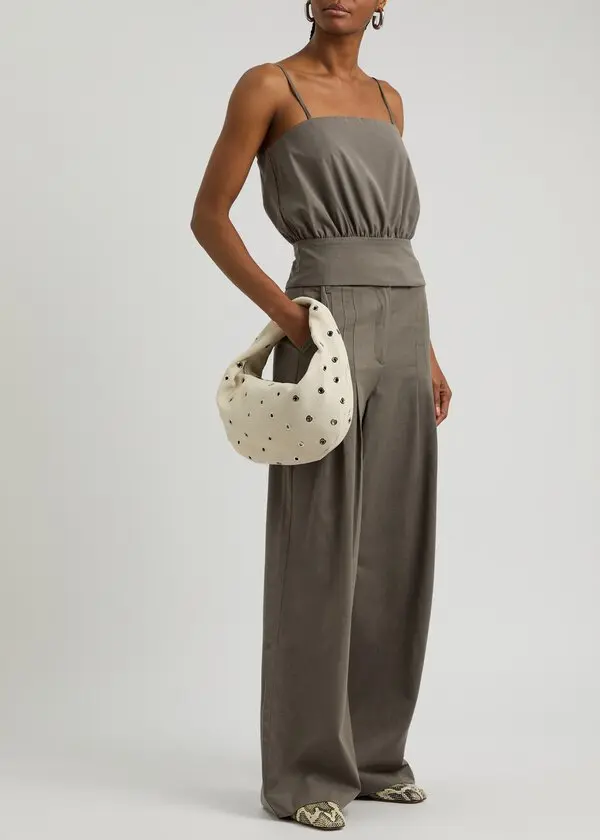 Remain Birger Christensen Wide-leg Twill Trousers