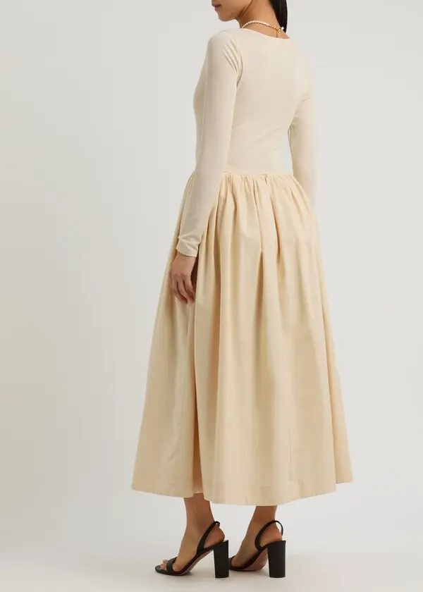 Sister Jane Darling Stretch-Jersey Midi Dress In Cream - 57% Off |  Editorialist