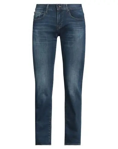 Armani Exchange Skinny Jeans With Tapered Leg - Blue