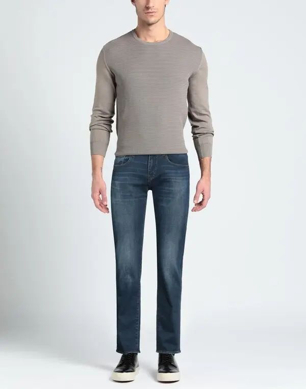 Armani Exchange Skinny Jeans With Tapered Leg - Blue