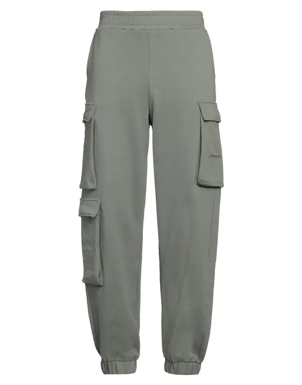 HINNOMINATE Cotton Cargo Pants - Sage Green
