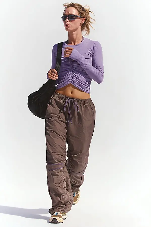 Free People Track Star Pants - Sandstorm