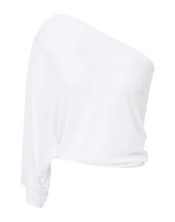 FISICO One-shoulder Tulle Top