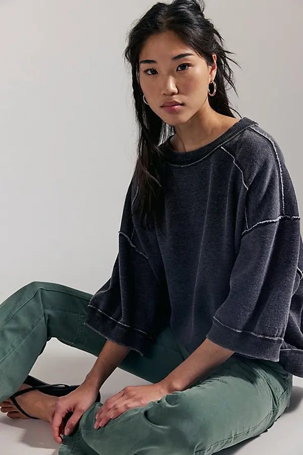 Free People We The Free Everything Pullover - Black