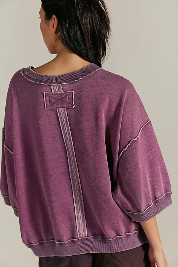 Free People We The Free Everything Pullover - Damson