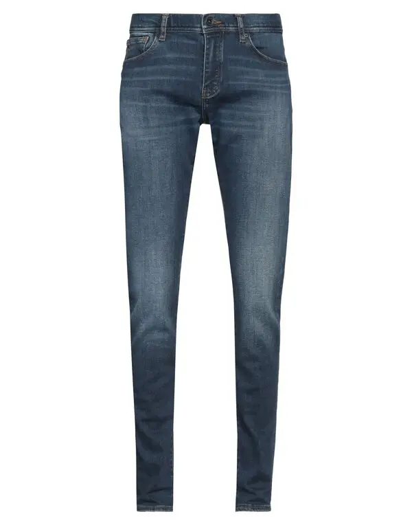 Armani Exchange Jeans In Cotton, Polyester, And Elastane - Blue