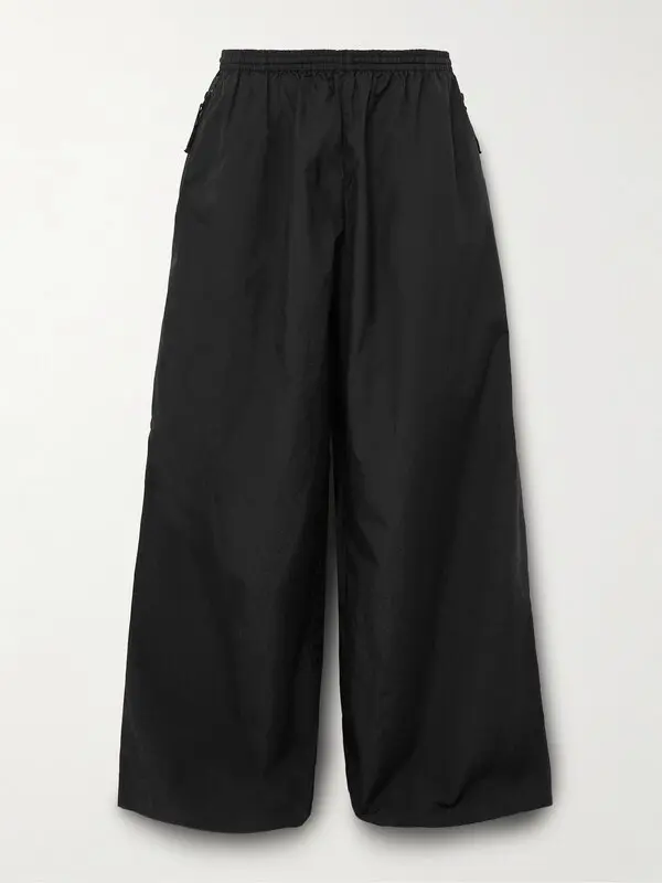 Acne Studios Wide-leg Cotton And Nylon-blend Trousers