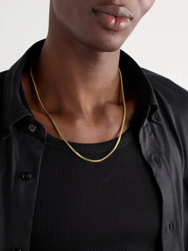 STEPHANIE WINDSOR Windsor 14-karat Franco Chain Necklace