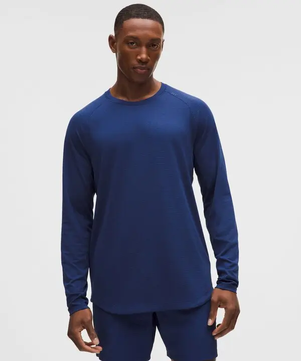 Lululemon License To Train Long-sleeve Shirt - Clubhouse Blue